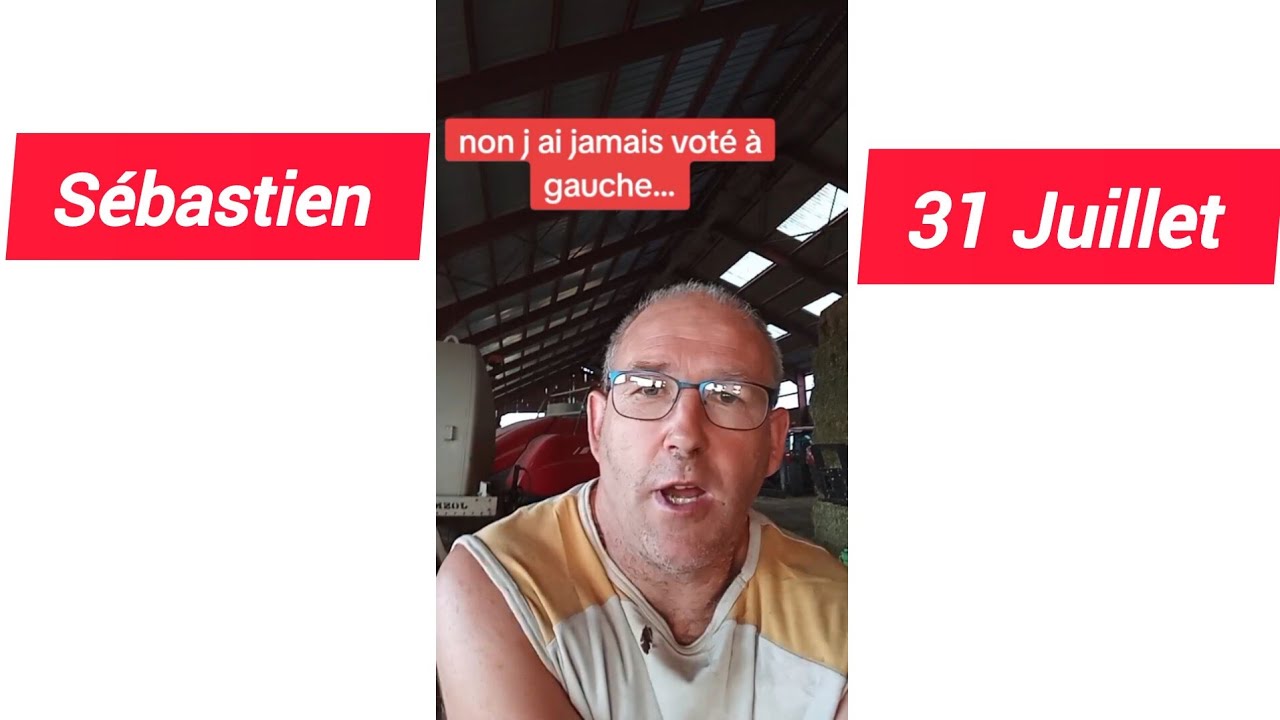 Sébastien béraud 31 Juillet non j ai jamais voté à gauche... - YouTube