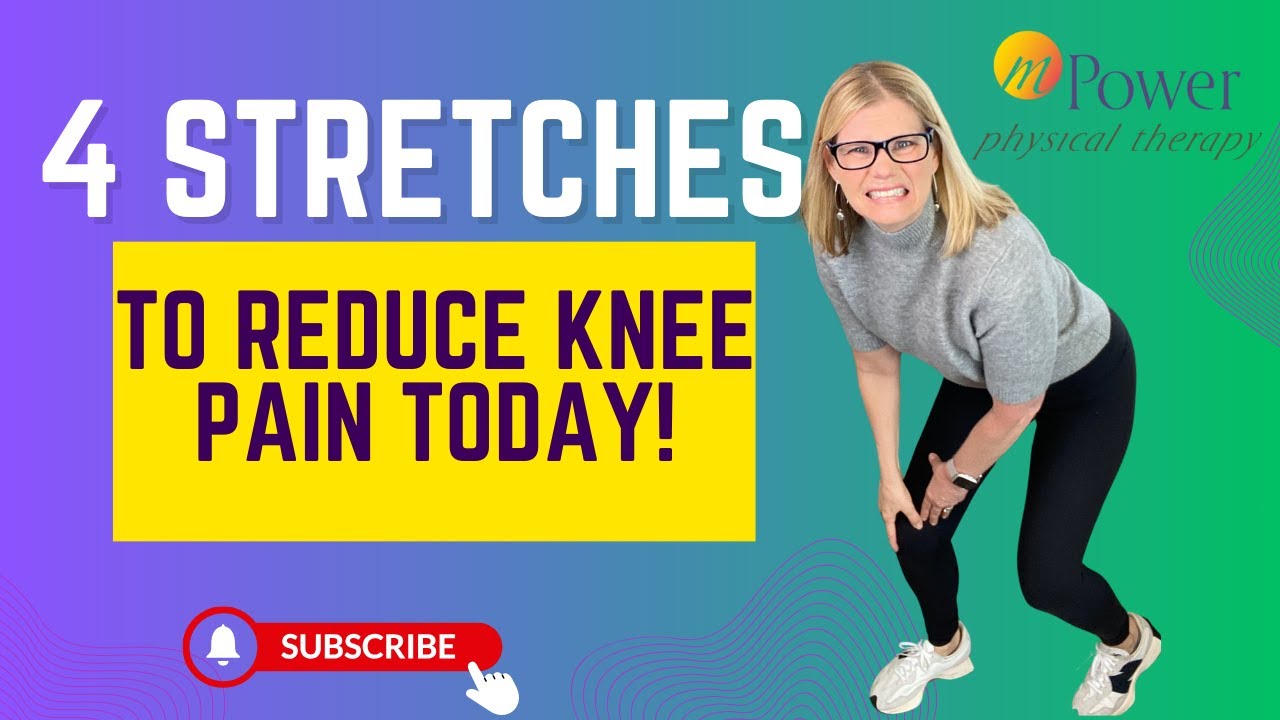 4 Gentle Stretches to Reduce Knee Pain Today! - YouTube
