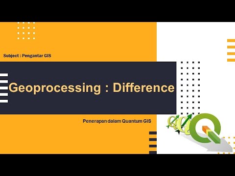 Tutorial GIS : (Geoprocessing) Difference, penerapan dalam Quantum GIS - YouTube