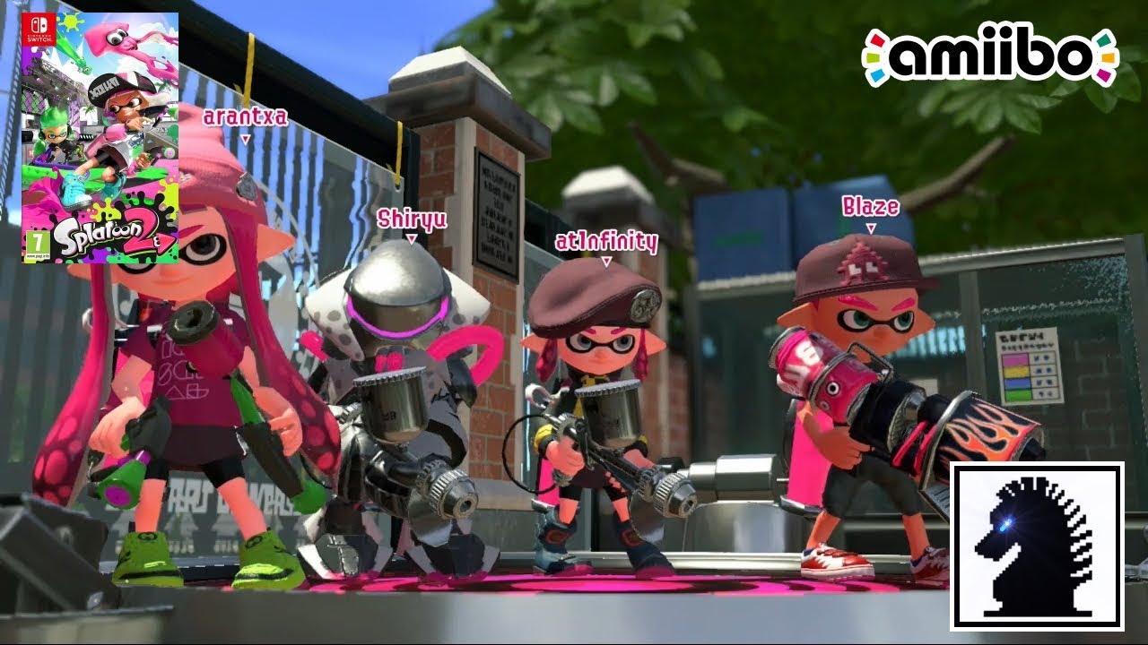 NS Amiibo - Splatoon 2 - Turf Wars: Power Armour Training - YouTube