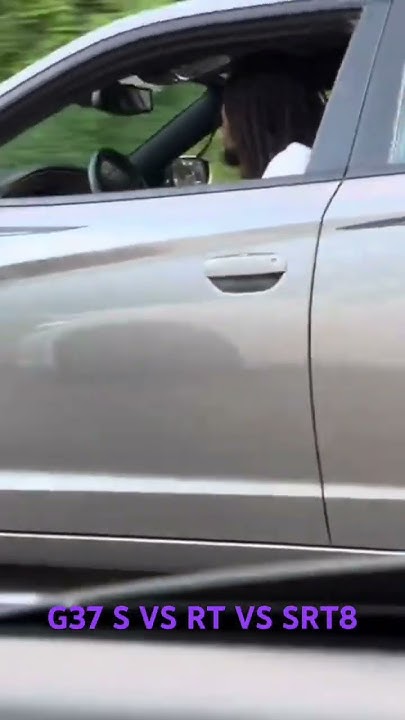 G37 3.7L charger 5.7L 300 6.4Llines up at the light 😲🚗💨 - YouTube