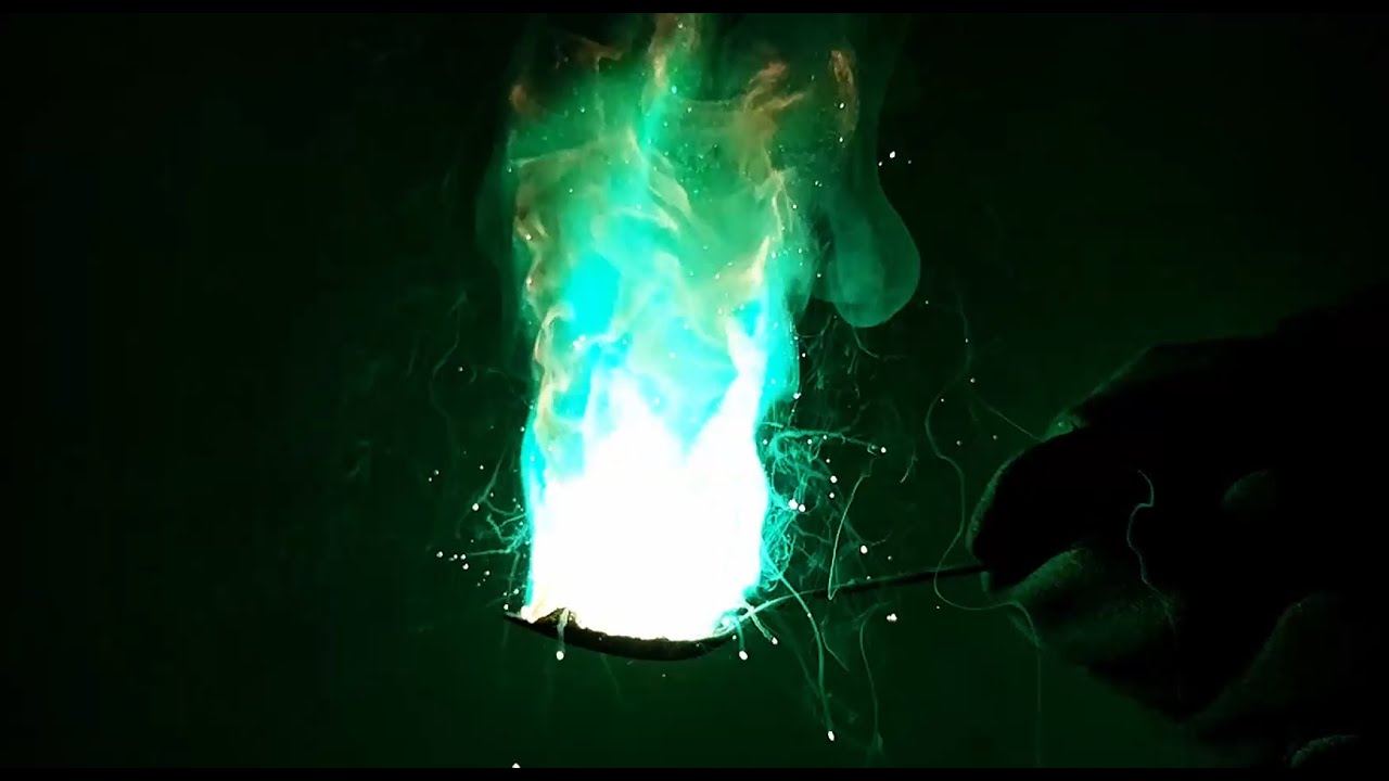 Green Fire: Barium in Pyrotechnics - YouTube