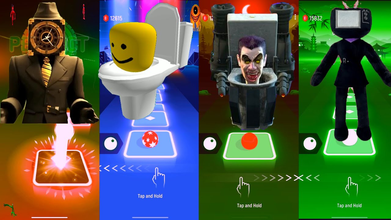 CLOCK man SKIBIDI toilet ROBLOX G-MAN TV woman - YouTube