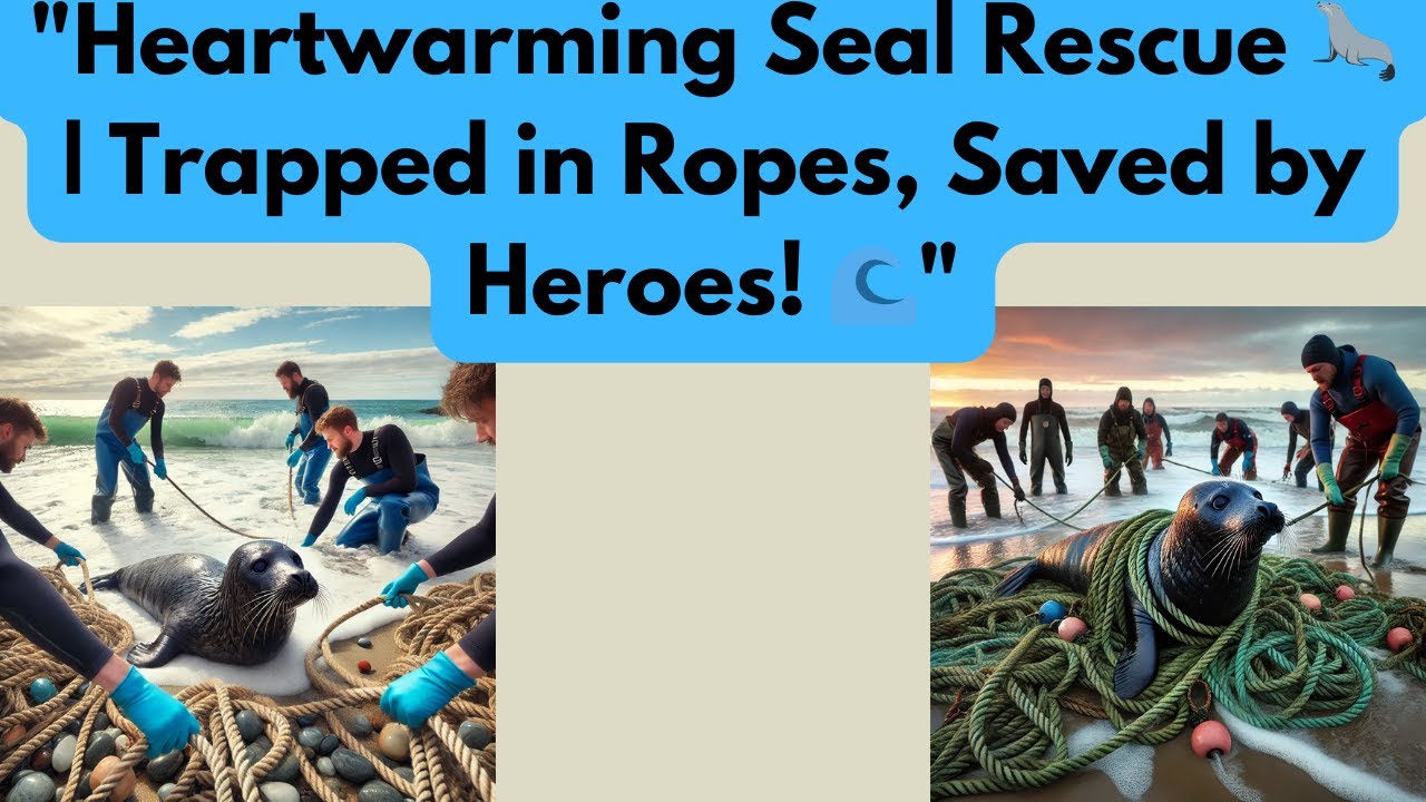Heartwarming Seal Rescue A Tale of Brave Rescue - YouTube