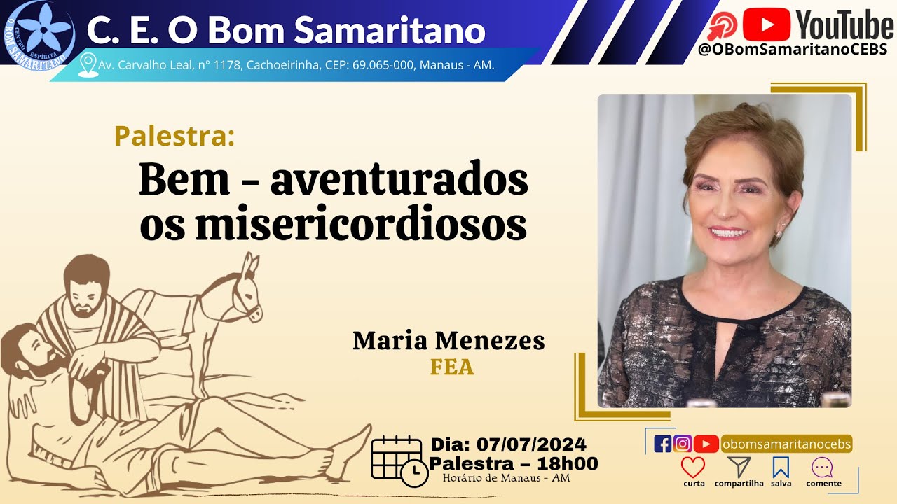 Bem - aventurados os misericordiosos - Maria Menezes - YouTube