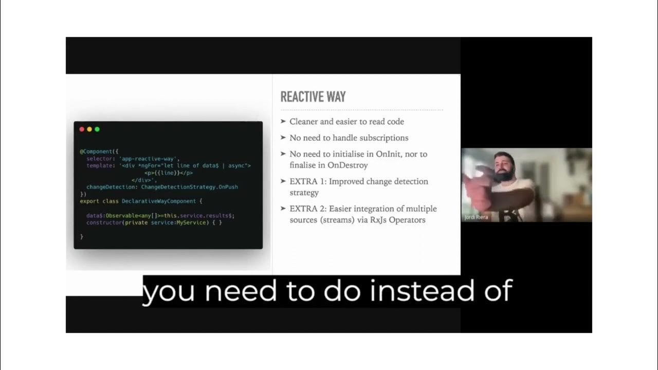 Preview: Intro to Reactive Programming w/ Jordi Riera - YouTube