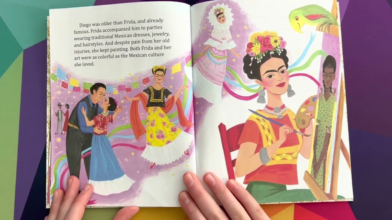 🌸My Little Golden Book About Frida Kahlo 🌸 - YouTube