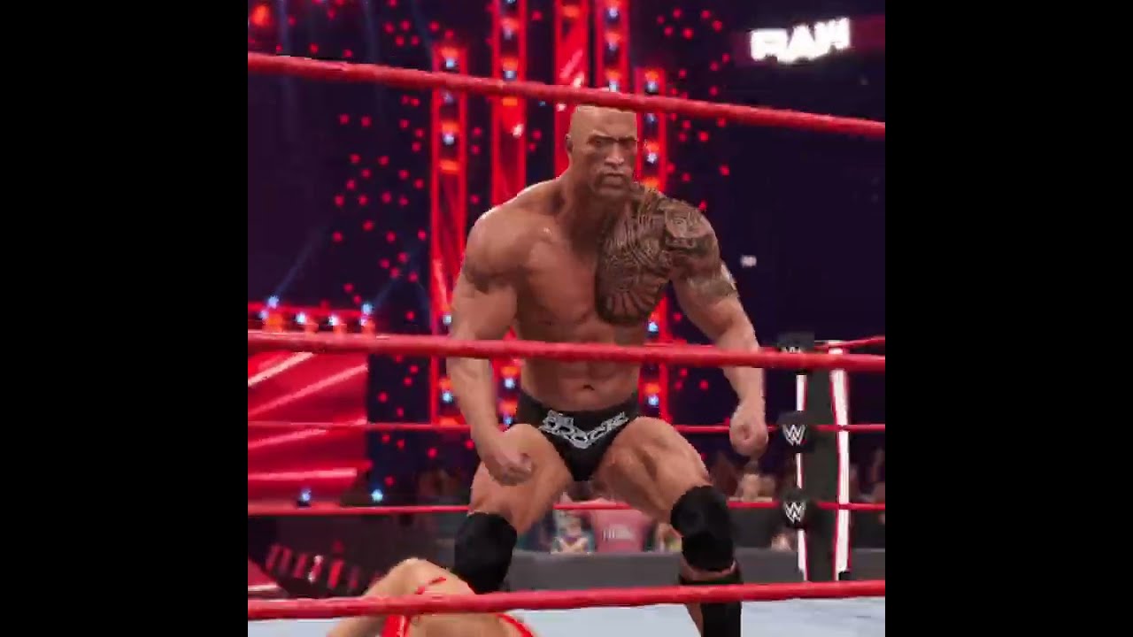 Live WWE rock vs shasha WWE Smacdown part-9 - YouTube