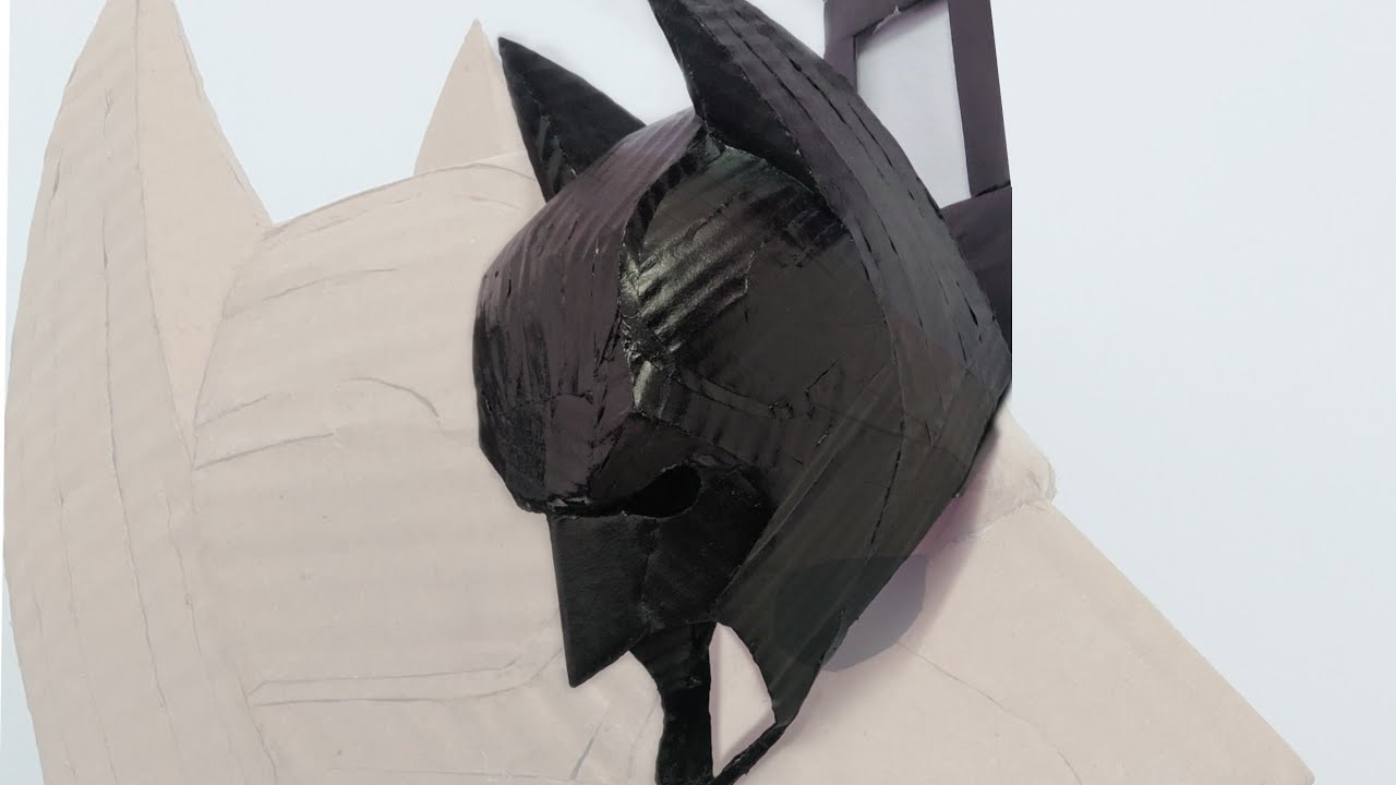"Batman Cowl Mask" - The Dark Knight | Cardboard DIY | - YouTube