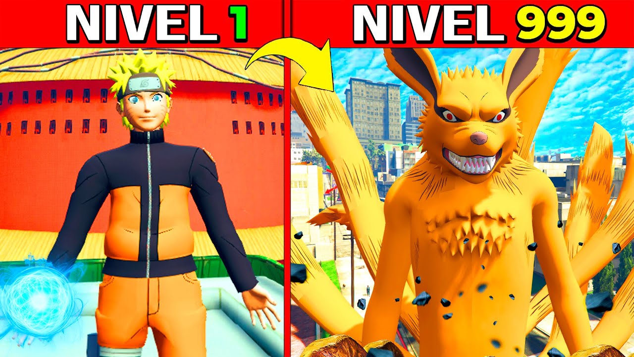 EVOLUCIONE A NINJA NARUTO AL NIVEL MAXIMO EN GTA 5 !! (Naruto mod ...