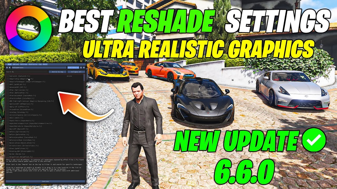 FiveM (GTA 5) Best Reshade Settings For High Graphics | How To Install ...