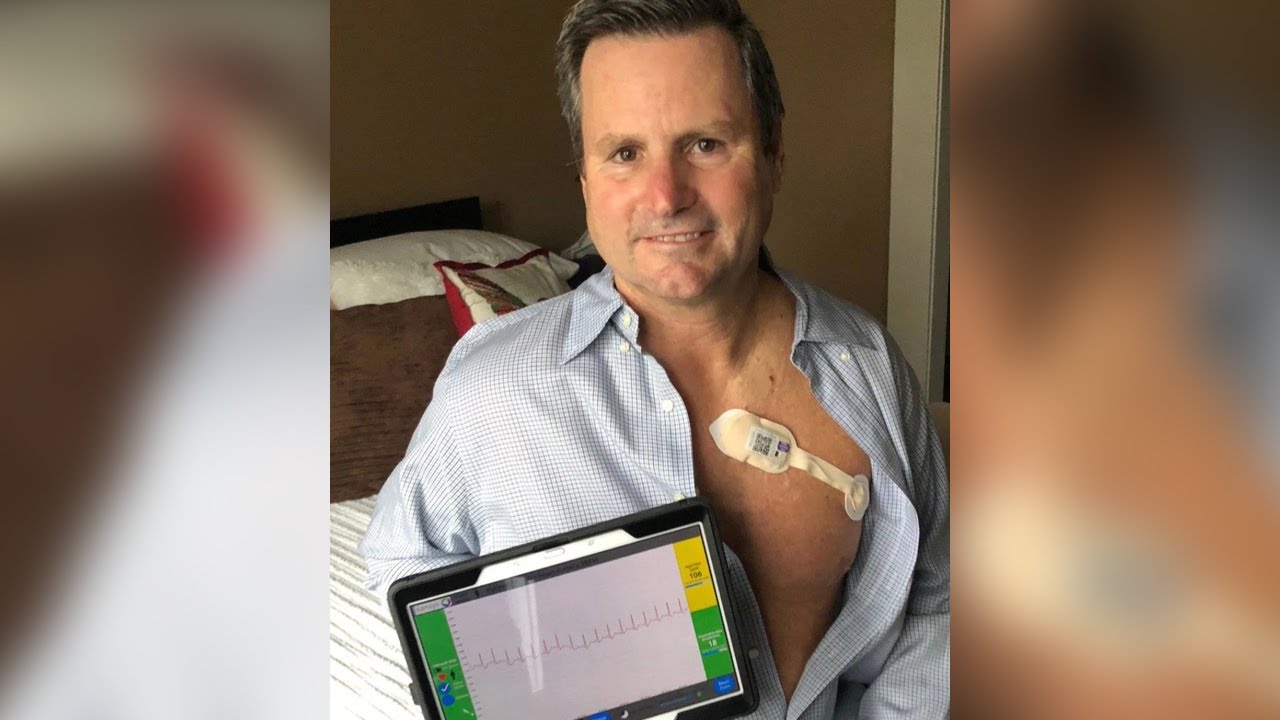 Wireless monitoring of a cardiac surgery patient at home - YouTube