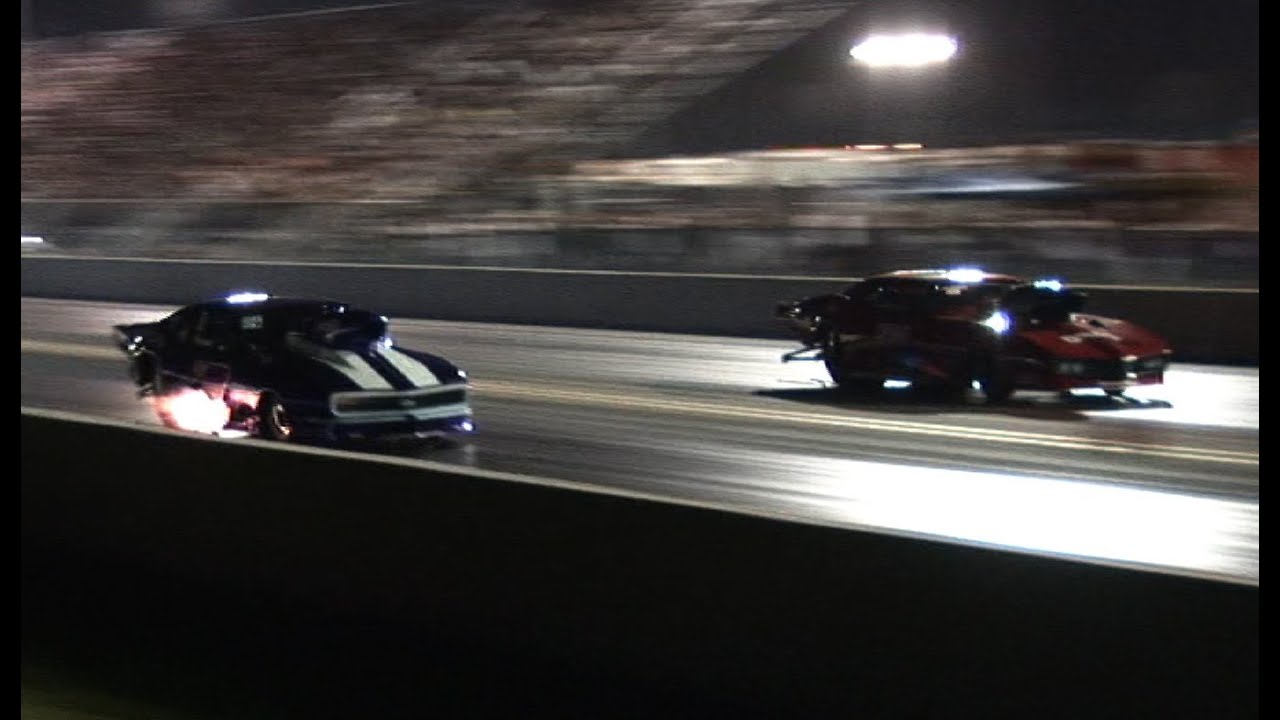 Flame Throwing 880ci Nitrous Camaro - Pierce Racing 'Purple Gorilla ...