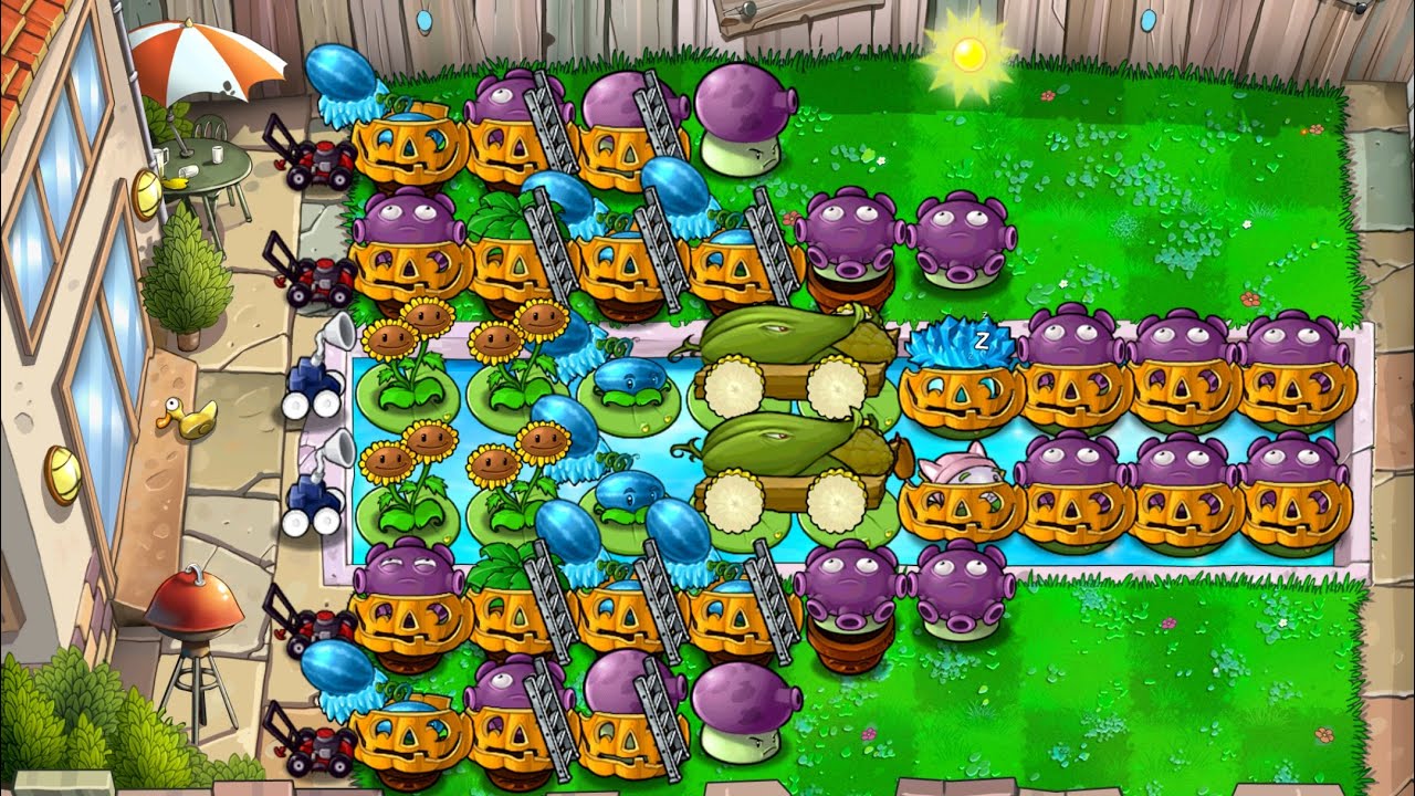 Plants vs Zombies : Survival Endless - easy 2 Cobs Setup [ F118-F120 ...