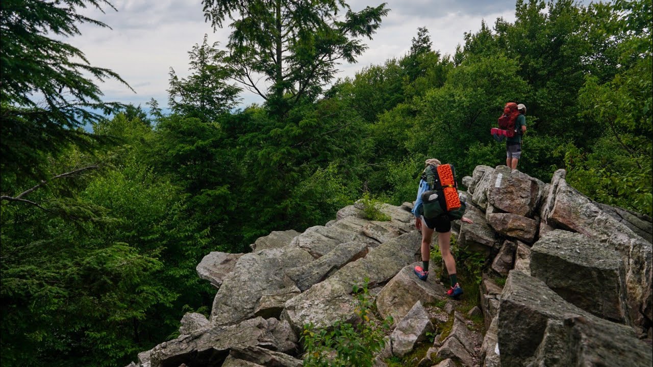 Walking Along A Knife's Edge [Appalachian Trail Day 102] - YouTube