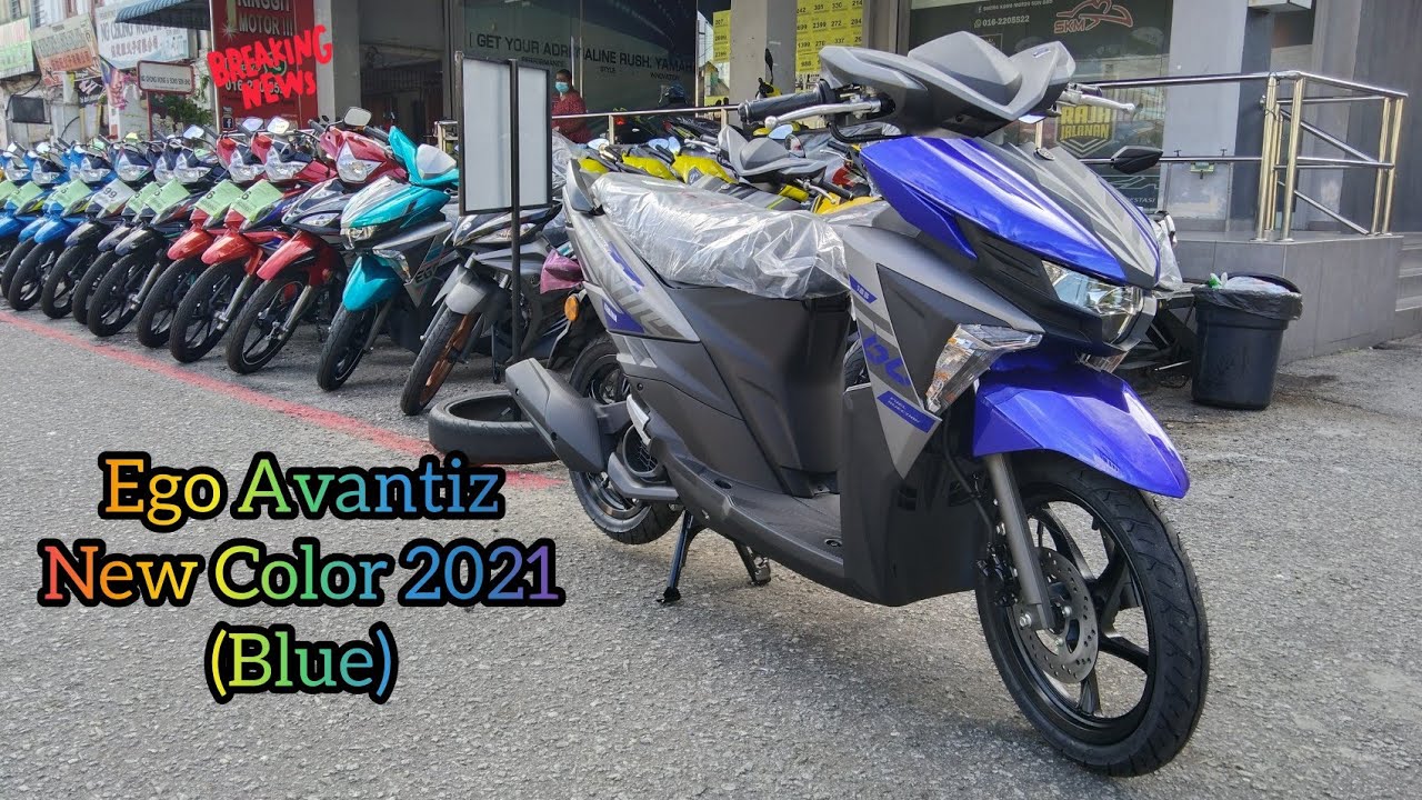 Ego Avantiz 125i New Color ! 2021 [BLUE] - YouTube