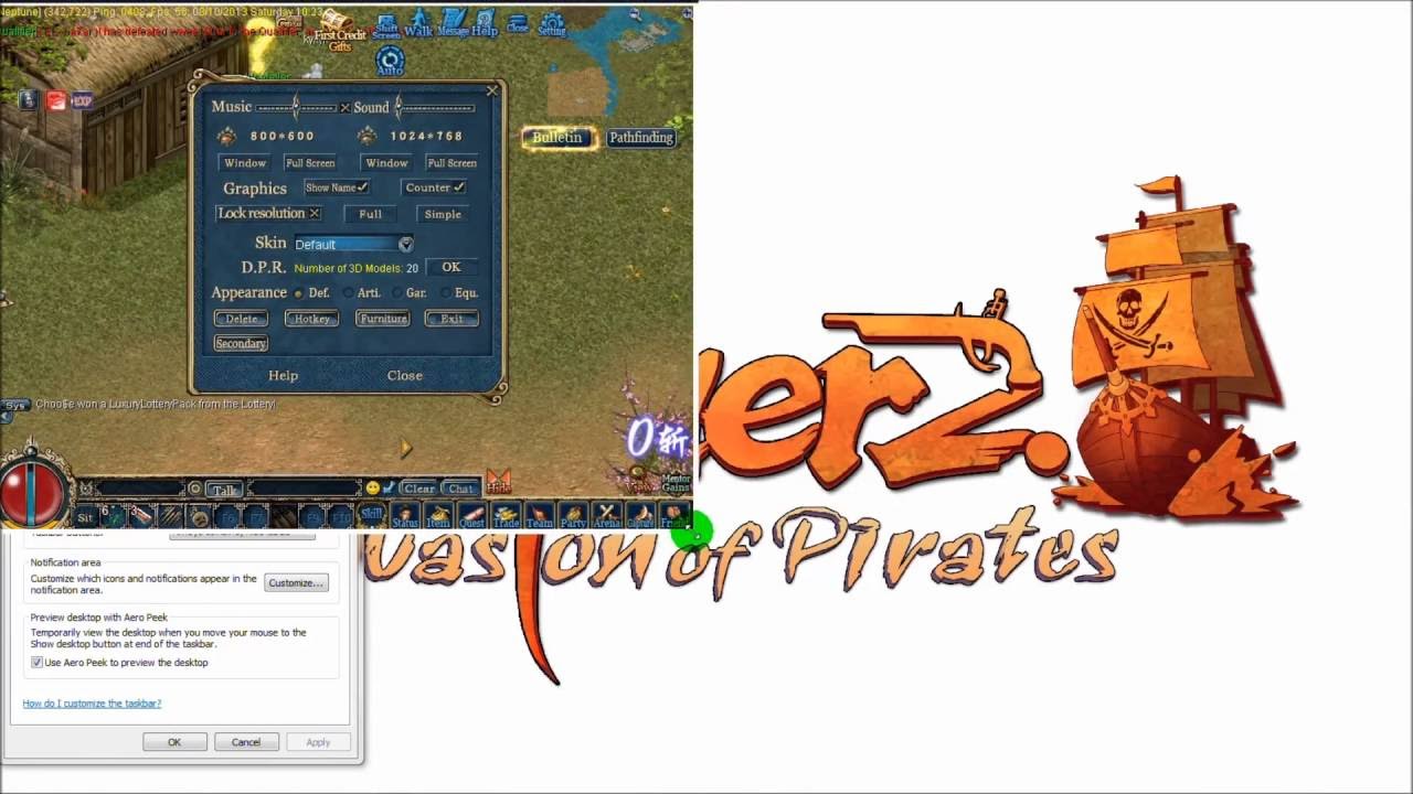 Conquer Online 2.0 Screen Resolution for Window 7 - YouTube