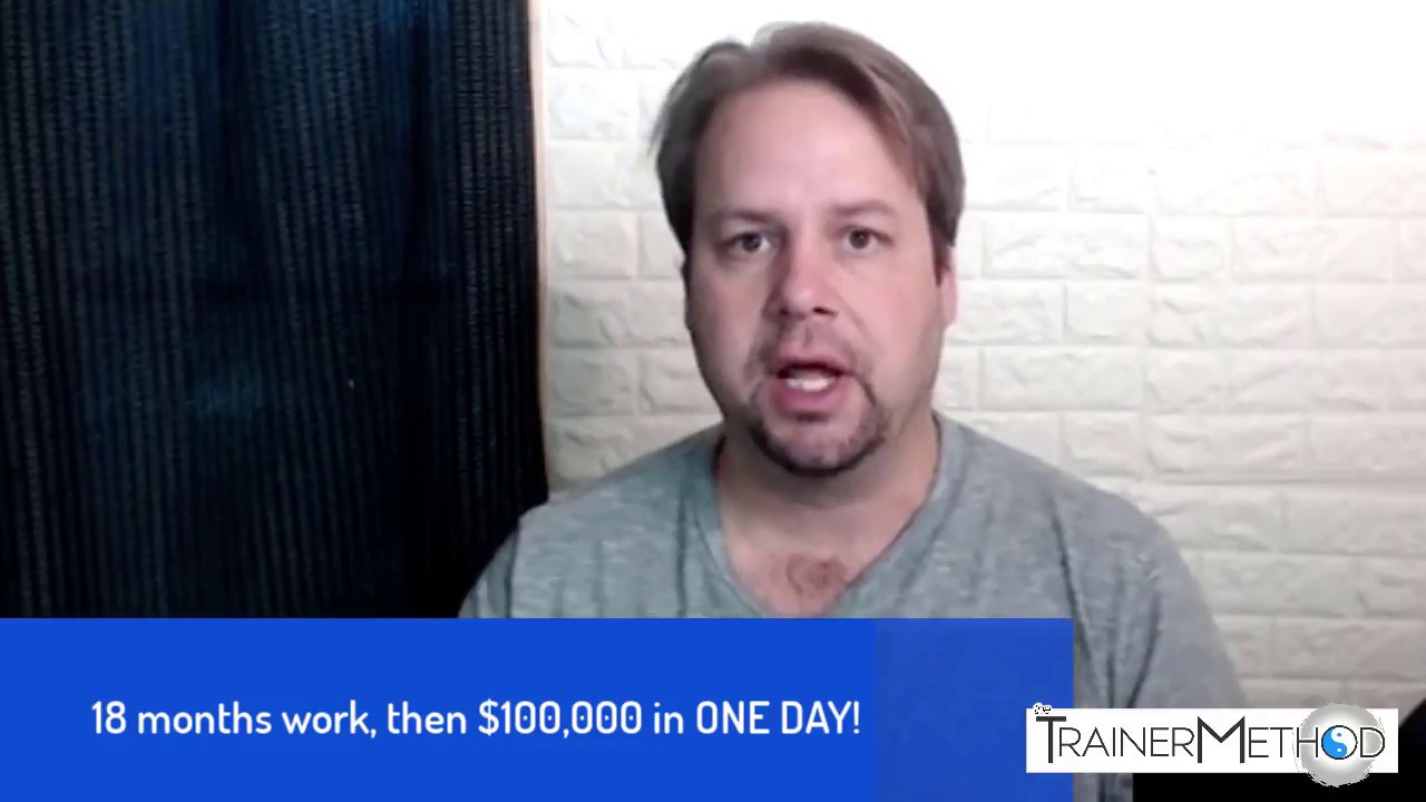 $100,000 in one day. 18 months work from home. - YouTube