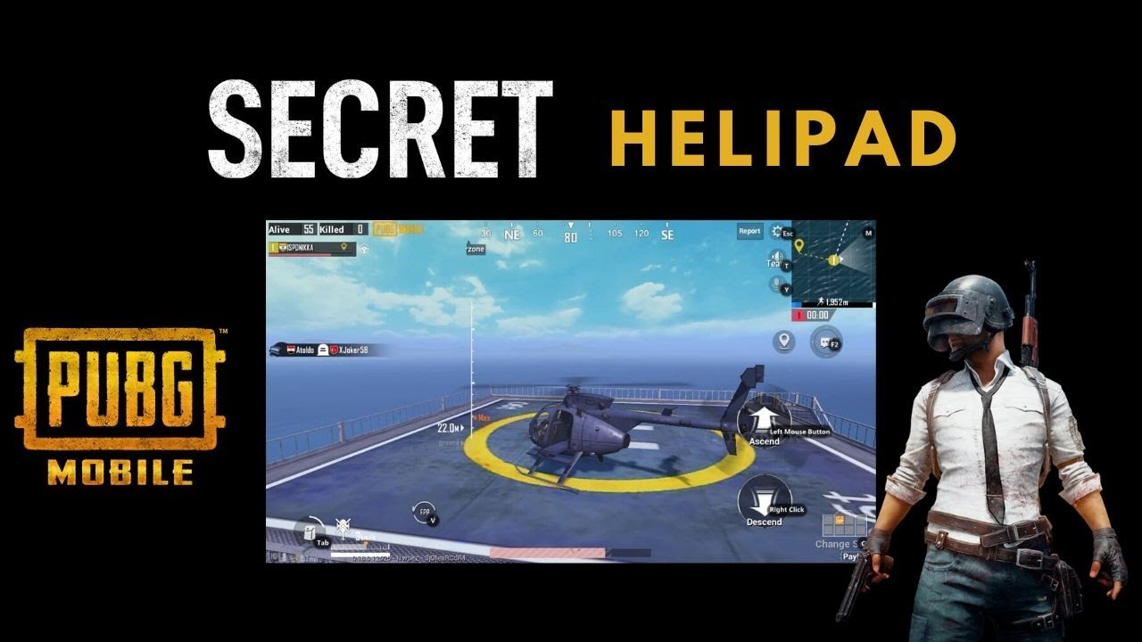 Pubg trick to reach Secret Helipad | Payload Map | By ISPONIKKA - YouTube