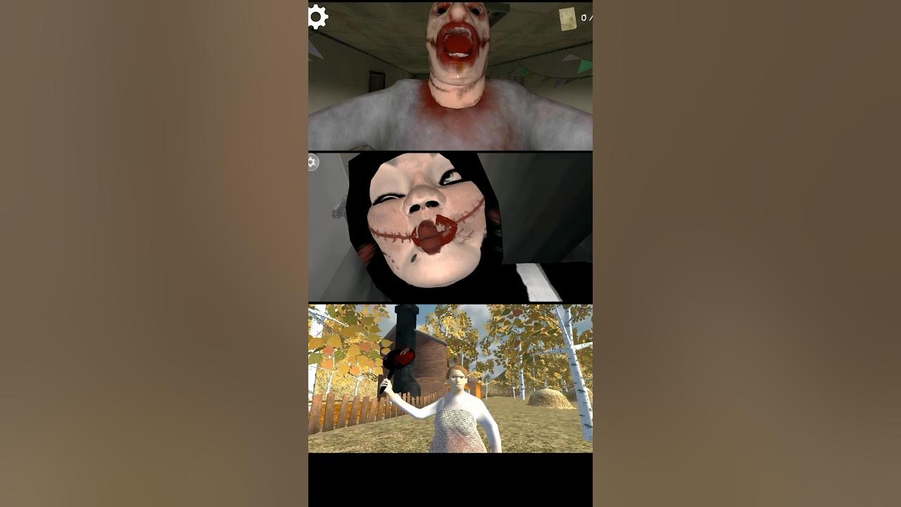 Horror Kiss 2 Vs Stepmother Vs Hide & Seek | Jumpscary Battle #shorts #ytshorts #gaming - YouTube