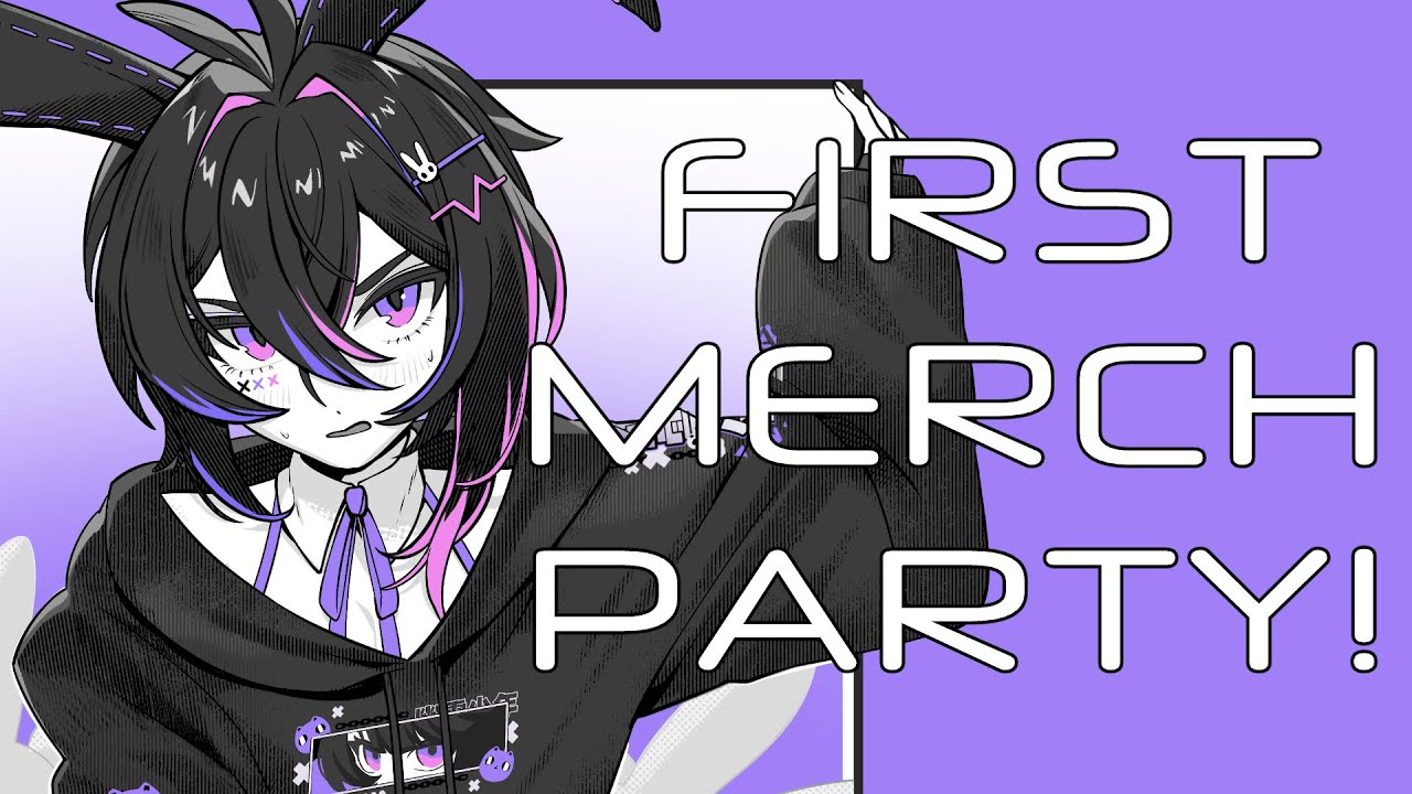 First Merch Party🐇👻 - YouTube