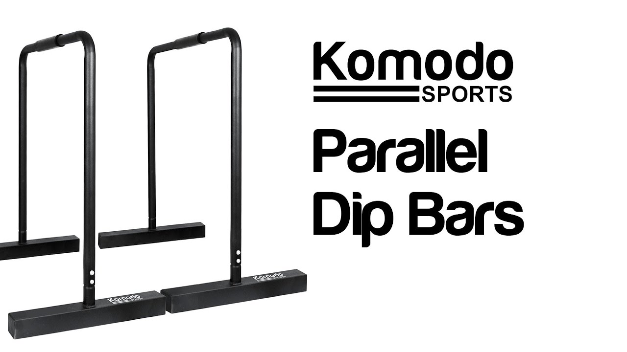 Parallel Dip Bars, Parallettes by Komodo Sports - YouTube