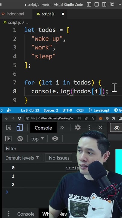 Js16 For Loop แบบสั้นขึ้น ตอนที่ 46 เรียนเขียนเว็บพื้นฐานด้วย Html Css Javascript Youtube