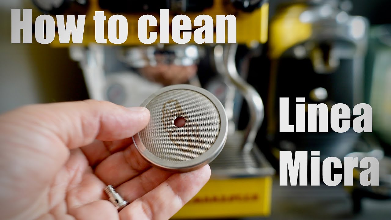 How to clean the La Marzocco Linea Micra - YouTube