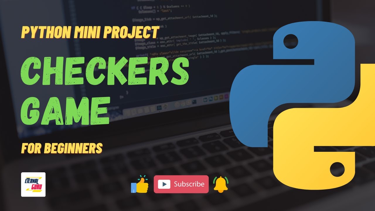 18 Checkers Game Python Mini Project Beginner Level Jr Eternal