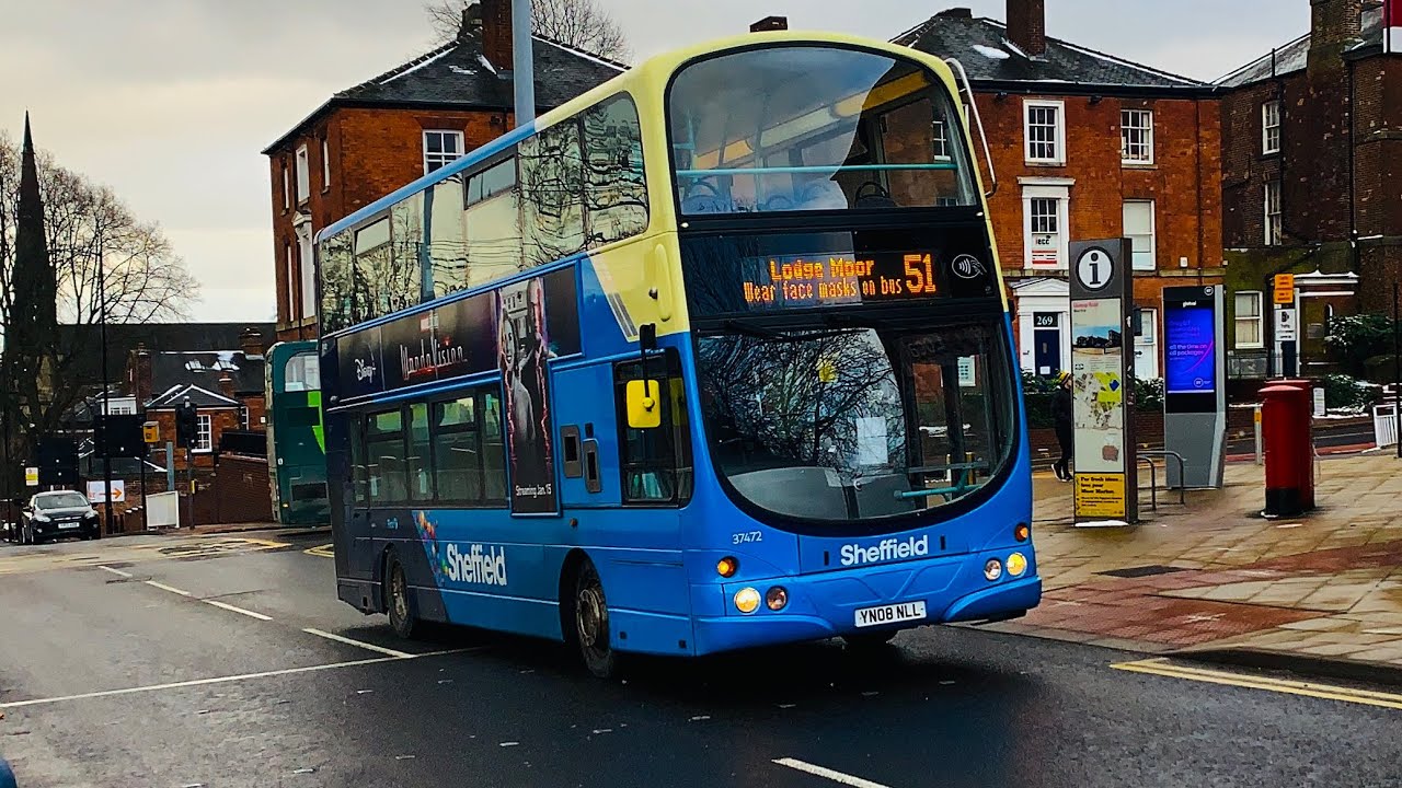 First Bus Sheffield 37472 Name Snooker Balls On 51 From Charnock To ...