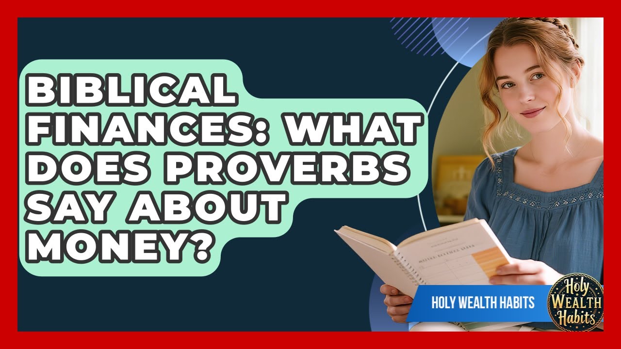 Biblical Finances: What Does Proverbs Say About Money? - Holy Wealth ...