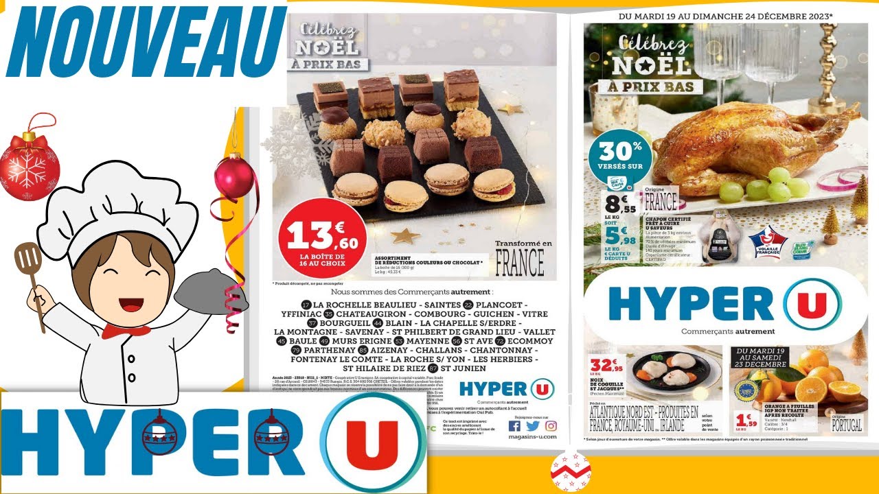catalogue HYPER U du 19 au 24 décembre 2023 💛 CÉLÉBREZ NOËL À PRIX BAS ...