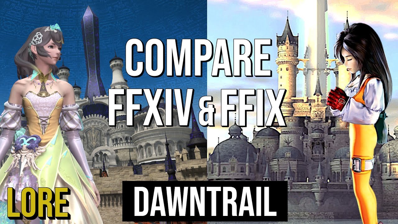 Compare Alexandria in FF14 to FF9 - FFXIV Lore - YouTube