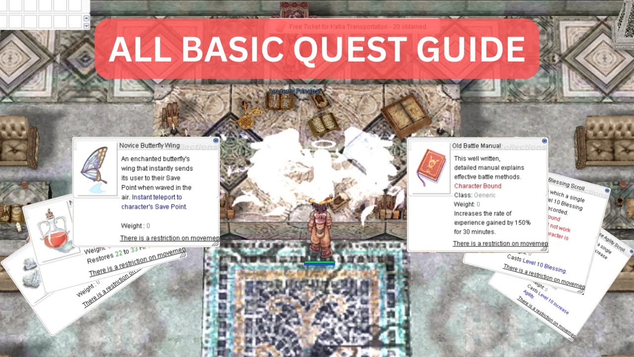 Best Starting Guide For New Players - All Basic Quest To Start Your ...