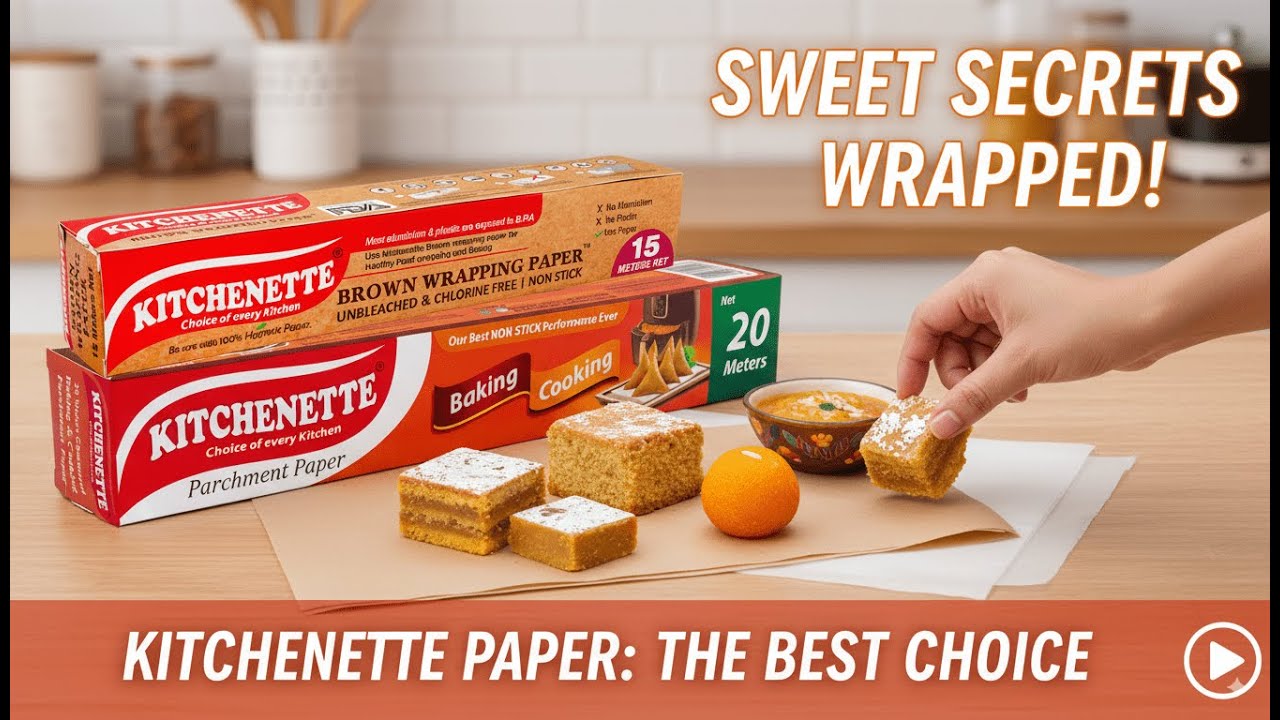 How to Make Sweets Using Parchment & Brown Wrapping Paper! - YouTube