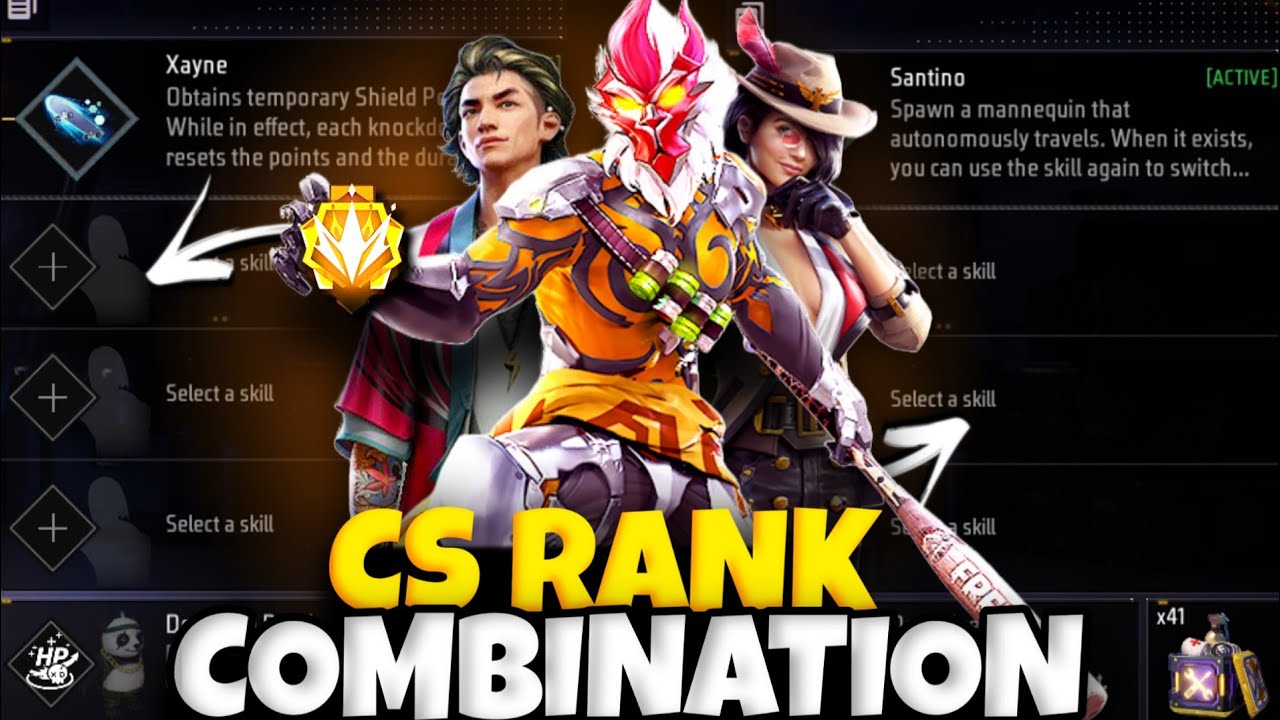 Best Skill Combination For Cs Rank | Best Character Combo For Cs Rank ...