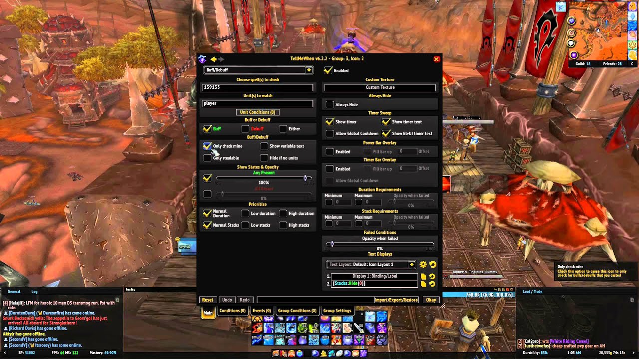 WOW UI SETUP Part 1: TellMeWhen - YouTube
