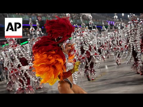 Second day of Rio's top samba schools carnival parade