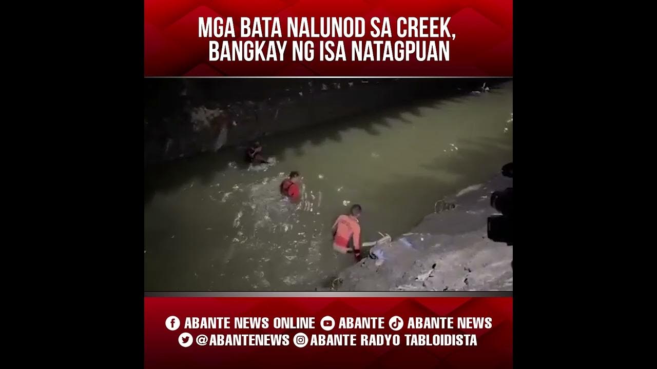 Mga bata nalunod sa creek, bangkay ng isa natagpuan - YouTube