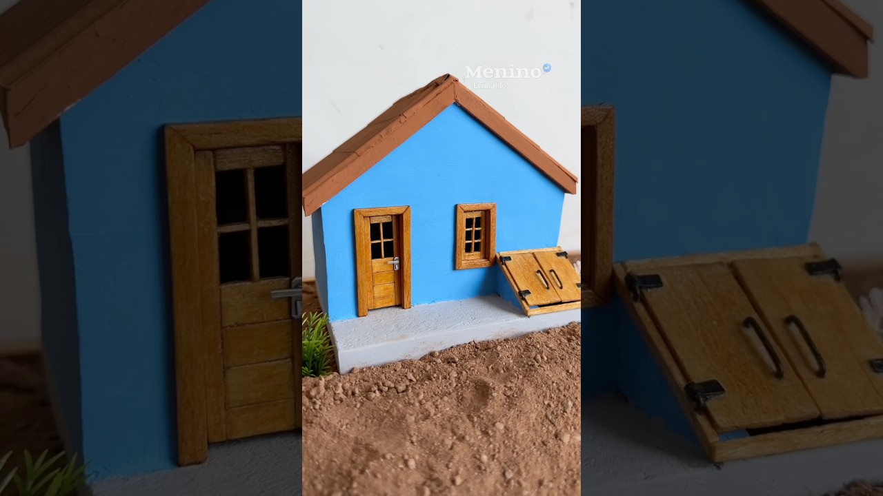 Casa rústica com beisman e portas em madeira #shorts - YouTube