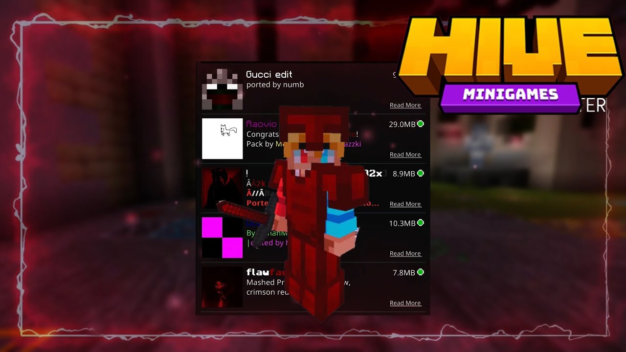 The COOLEST hive pack folder - YouTube