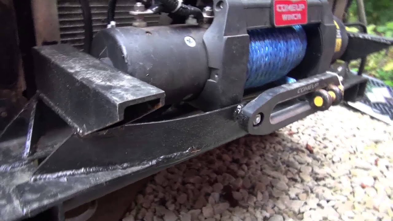 Лебёдка на Suzuki Grand Vitara 2011. Winch ComeUp Seal Gen2 9.5 - YouTube