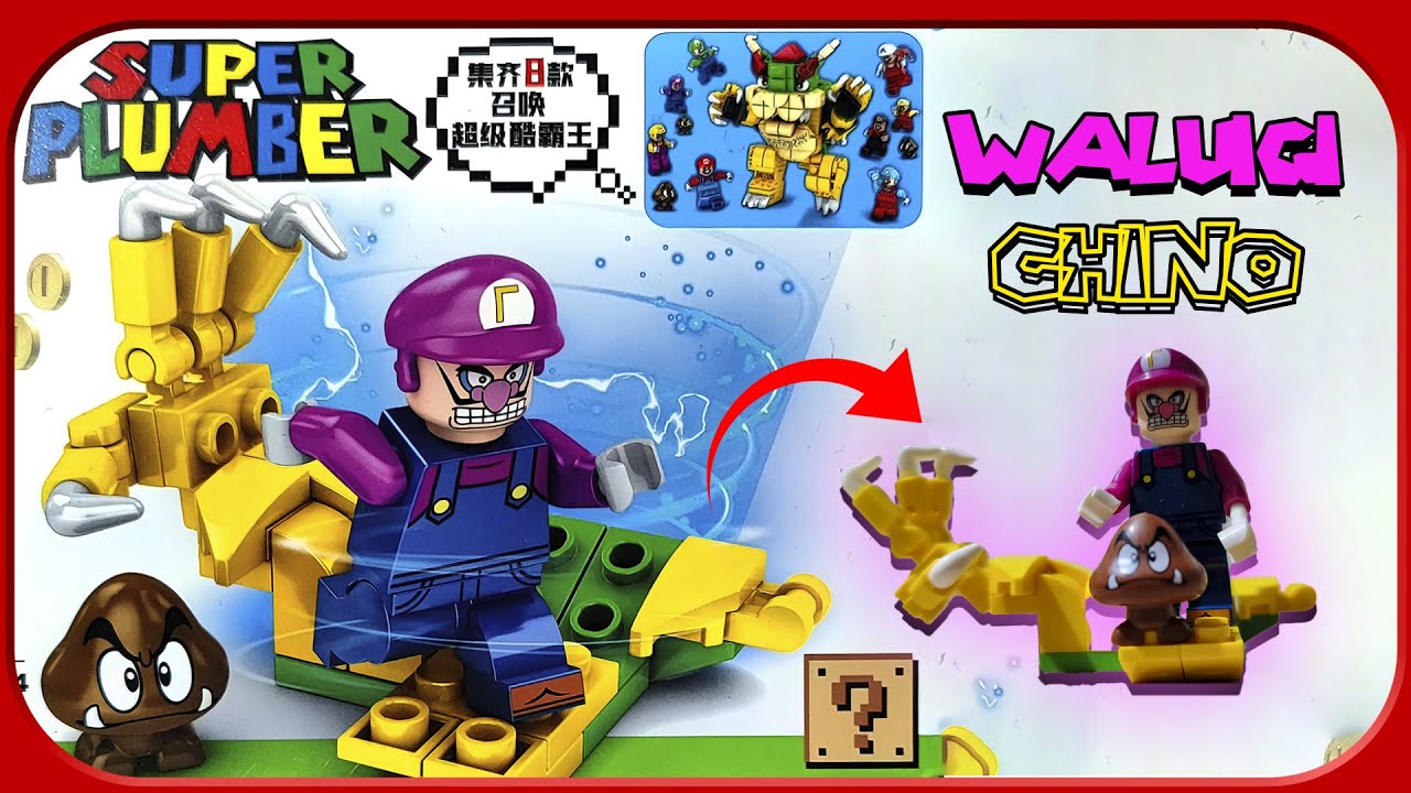 ARMÉ un WALUIGI con bloques tipo Lego | Video divertido | SUPER PLUMBER ...