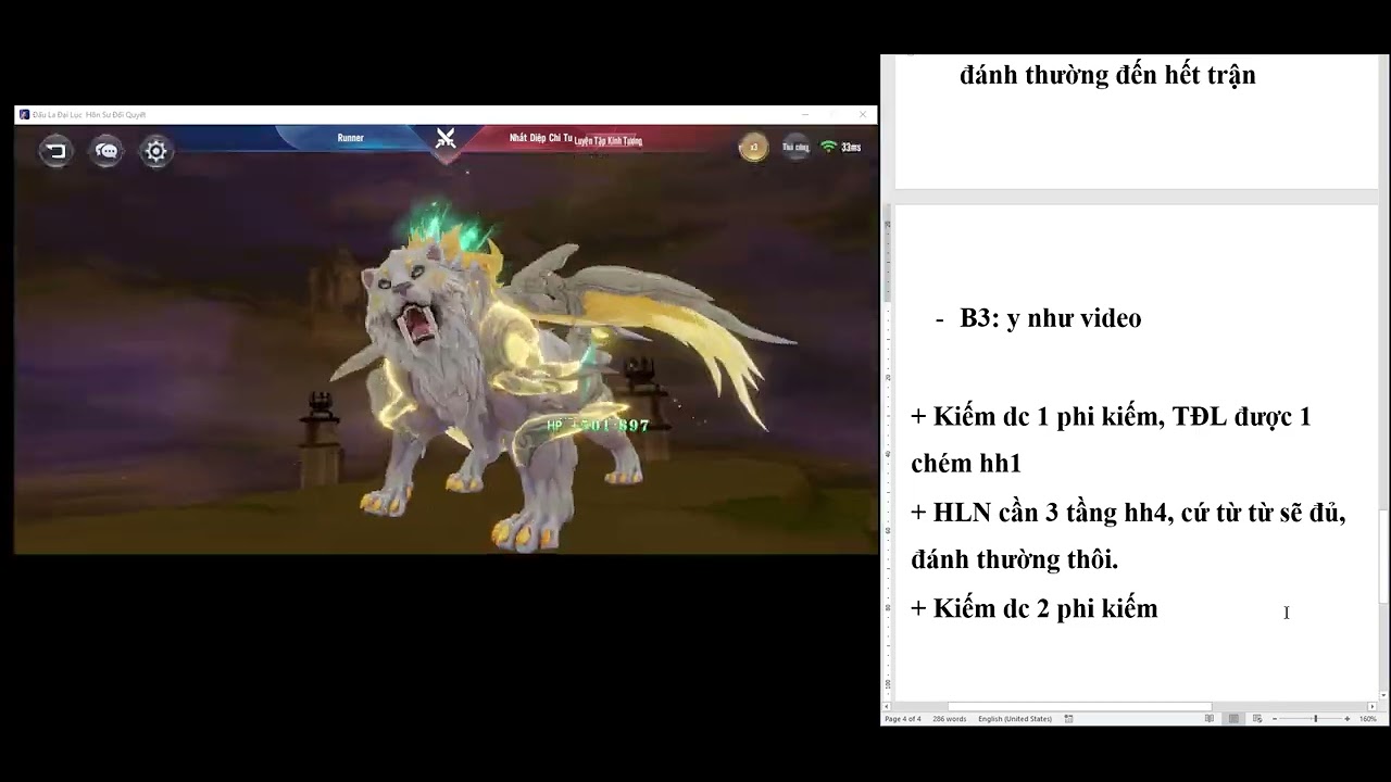 PVE TEAM KIẾM SP LEVER 5X, CÓ THIÊN ĐẠO LƯU - YouTube