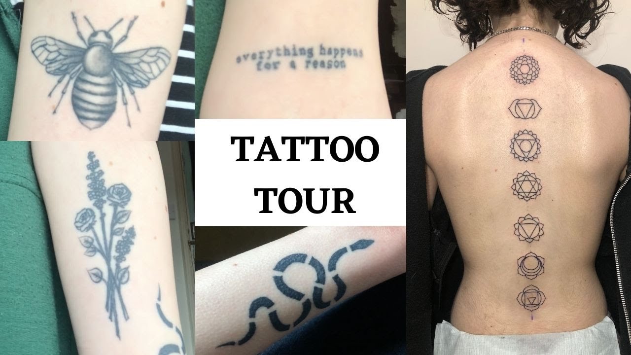 MY TATTOO TOUR (AGE 17) | Biddle - YouTube