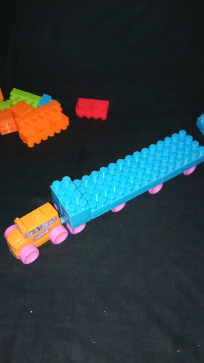 Satisfying DIY Blocks Lorry | Lego Building Blocks | #buildingblockstoys #shorts - YouTube