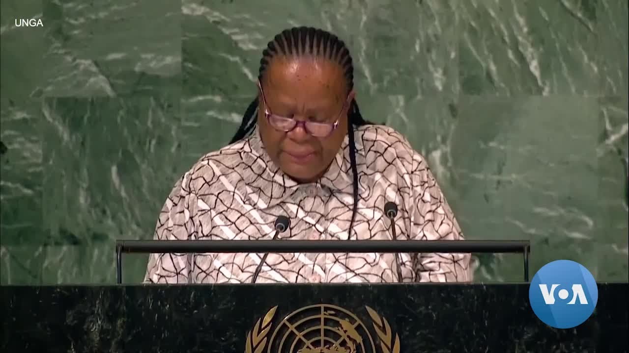 South African Foreign Minister Naledi Pandor Addresses 77th UNGA - YouTube