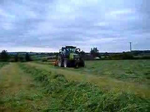 Raking Silage - YouTube