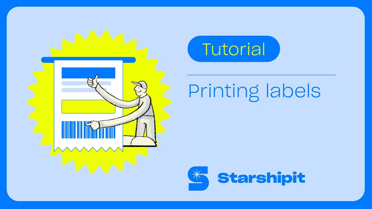 Printing labels (UI 2.0) - YouTube