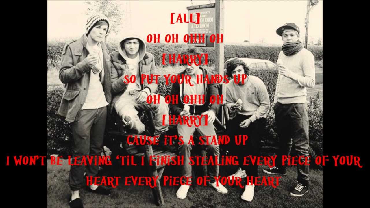 One Direction: Stand Up lyrics(with pictures! and 1D ringtone! ;D ...
